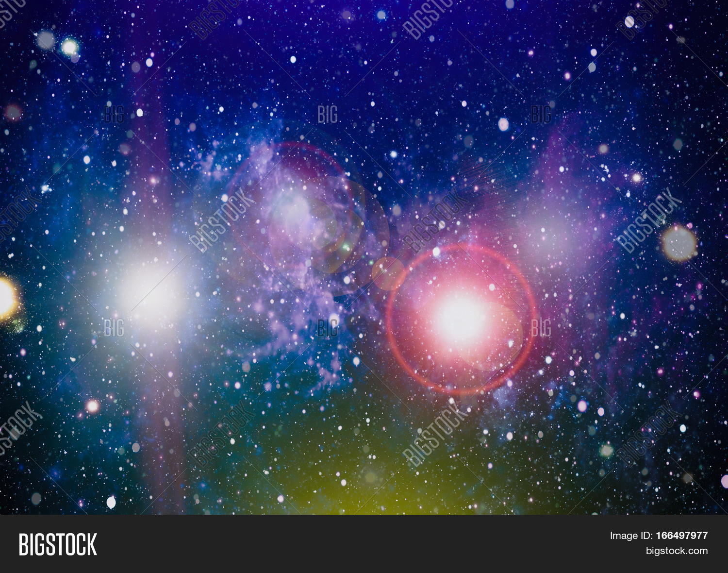 Colorful Starry Night Image & Photo (Free Trial) | Bigstock