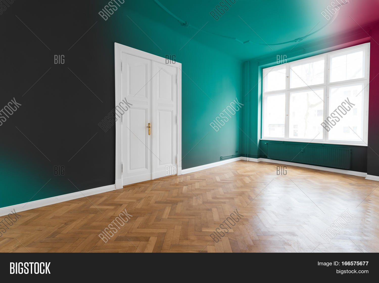 Empty Room Painted Image & Photo (Free Trial) | Bigstock
