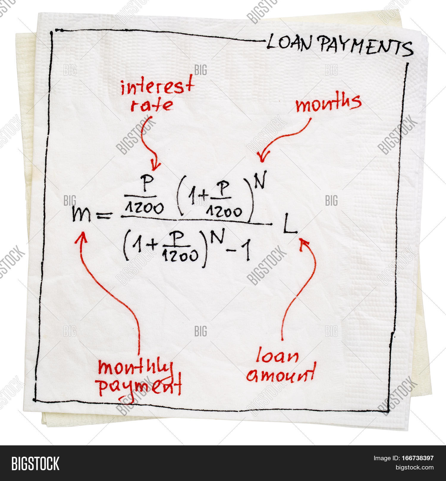 Loan Payment Equation Image & Photo (Free Trial) | Bigstock