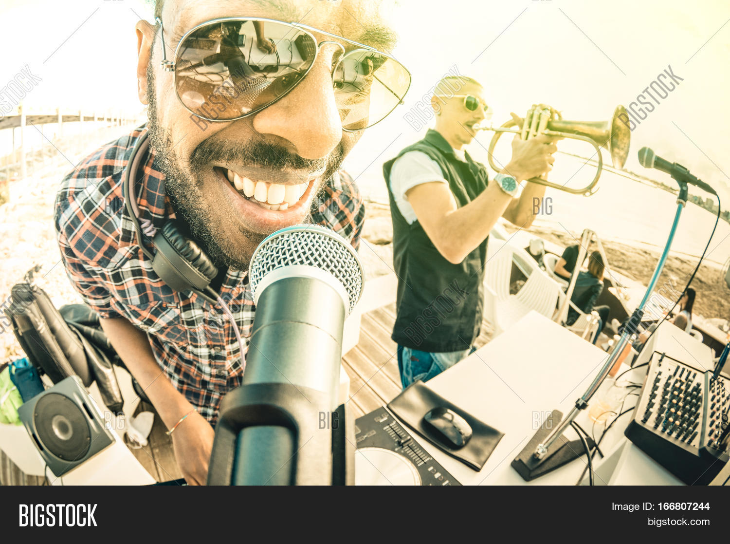 Dj Playing Summer Hits Image & Photo (Free Trial) | Bigstock