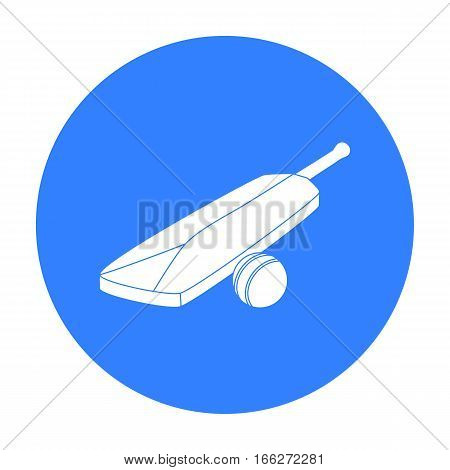 Cricket Bat Ball Icon Vector & Photo (Free Trial) | Bigstock