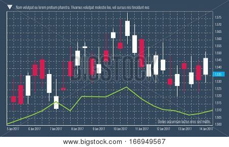 Forex Chart Vector & Photo (Free Trial) | Bigstock