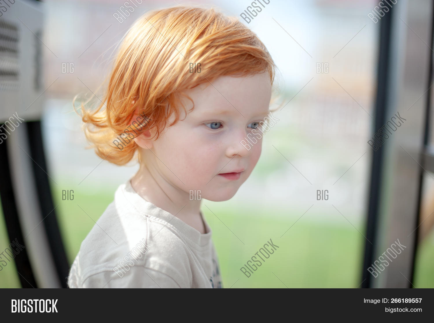 Redhead Child Thinks Image & Photo (Free Trial) | Bigstock