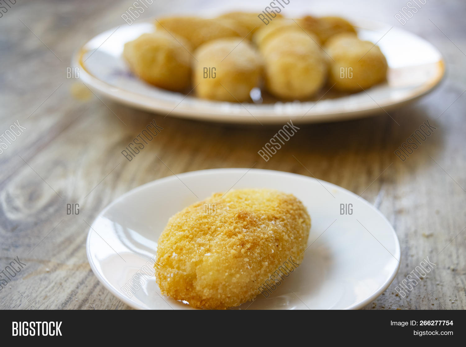 Fried Potato Rissole Image & Photo (Free Trial) | Bigstock