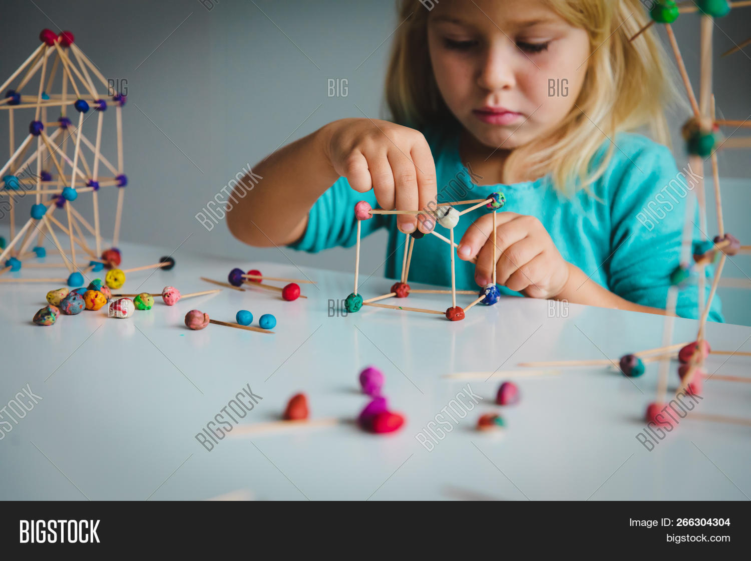 Child Making Geometric Image & Photo (Free Trial) | Bigstock