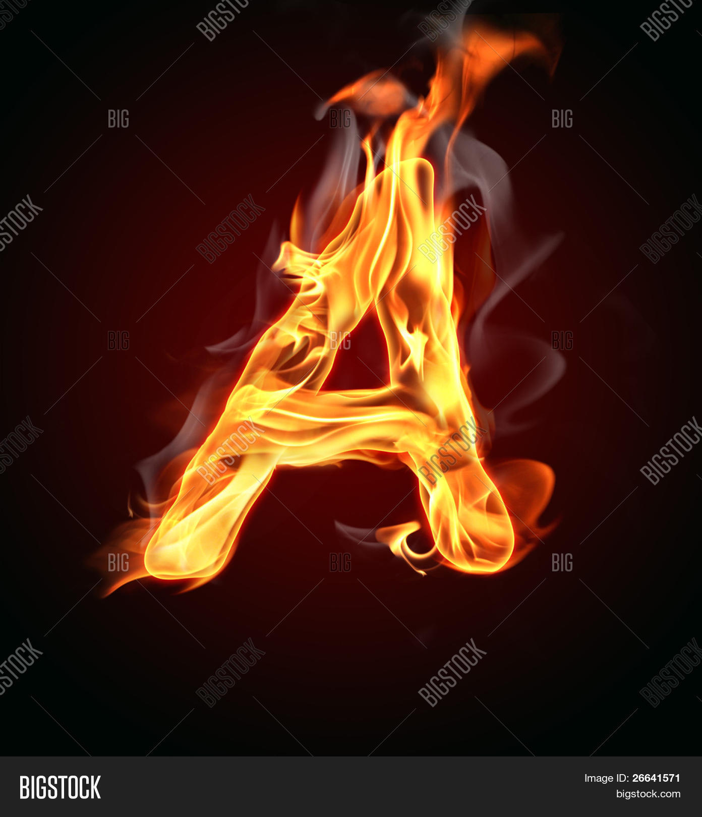 Fire Letter "" Image & Photo (Free Trial) | Bigstock