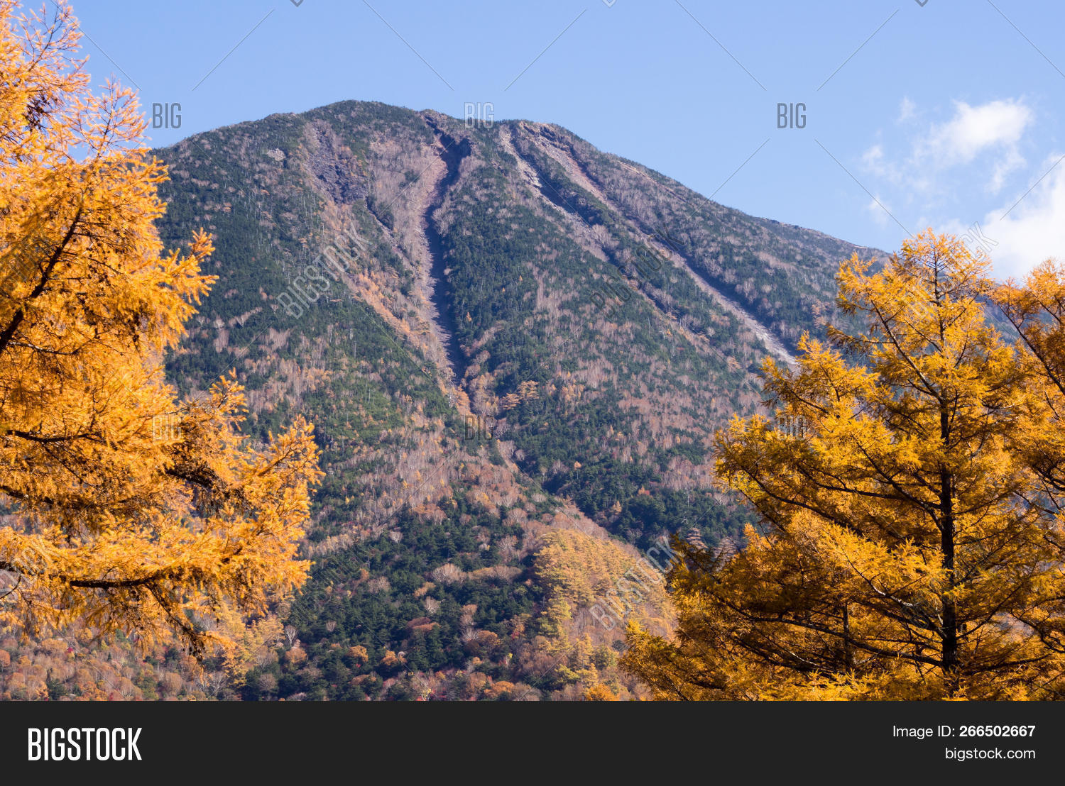 Mount Nantai Golden Image & Photo (Free Trial) | Bigstock