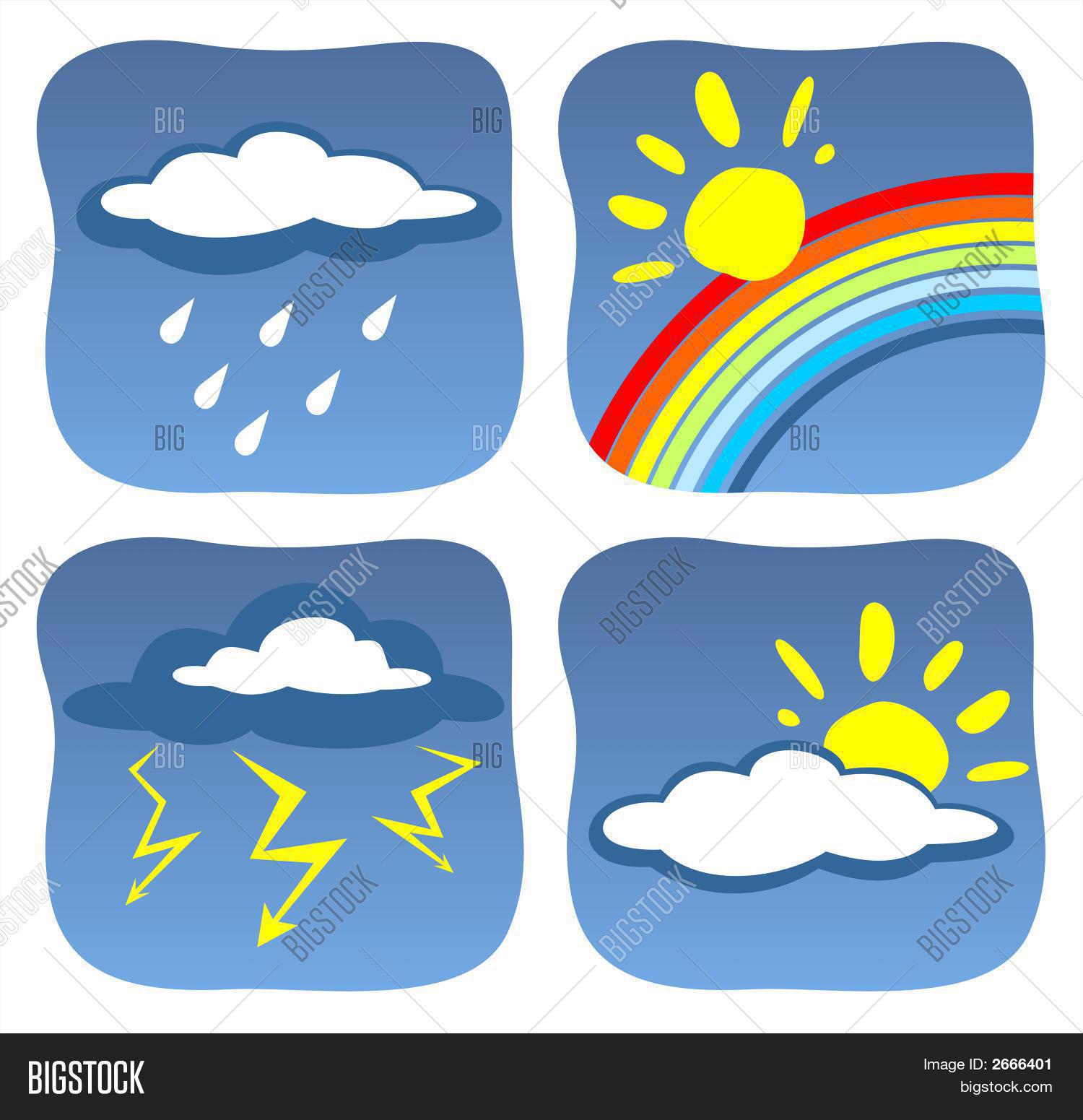 Weather Symbols Image & Photo (Free Trial) | Bigstock