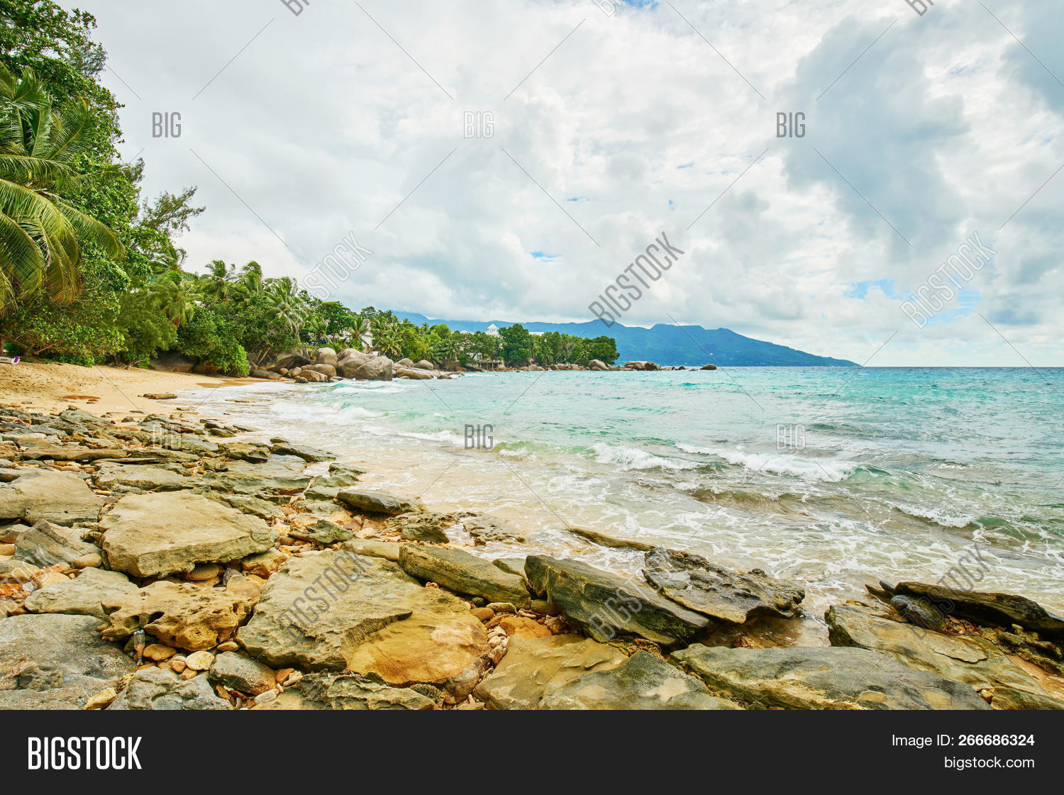 Beautiful Beach Rocks Image & Photo (Free Trial) | Bigstock
