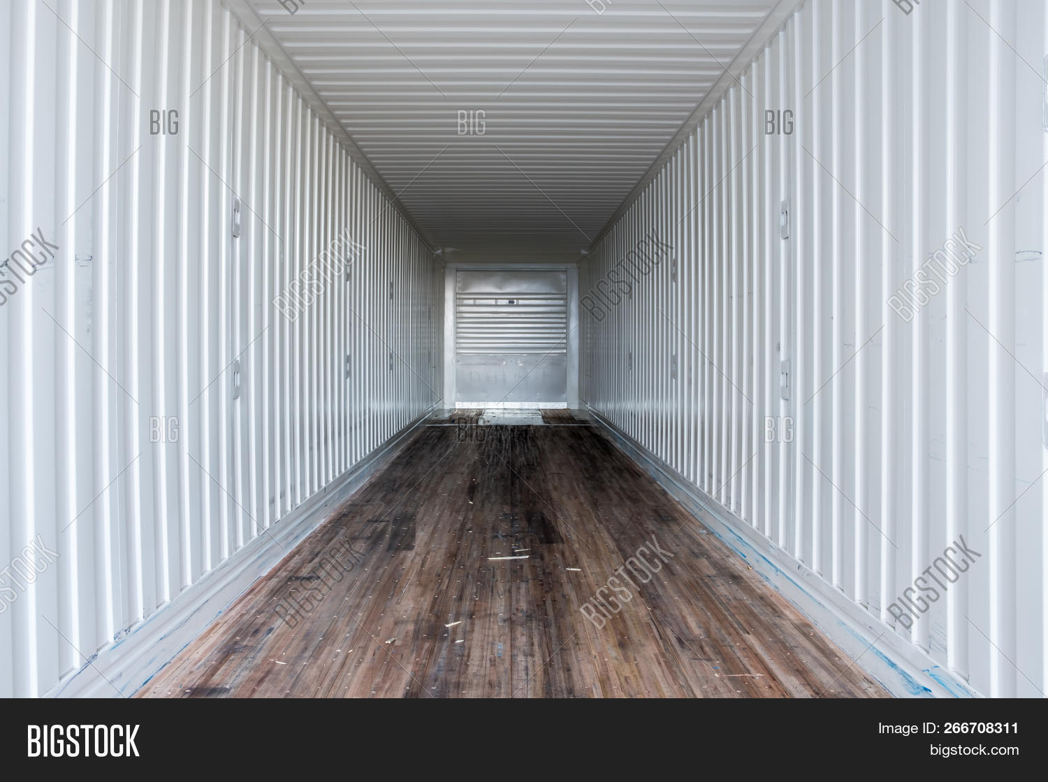 Semi Truck Trailer Inside