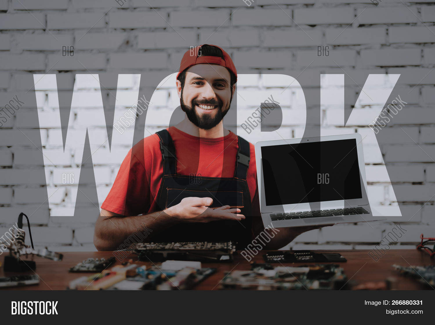 Happy Worker Computer Image & Photo (Free Trial) | Bigstock