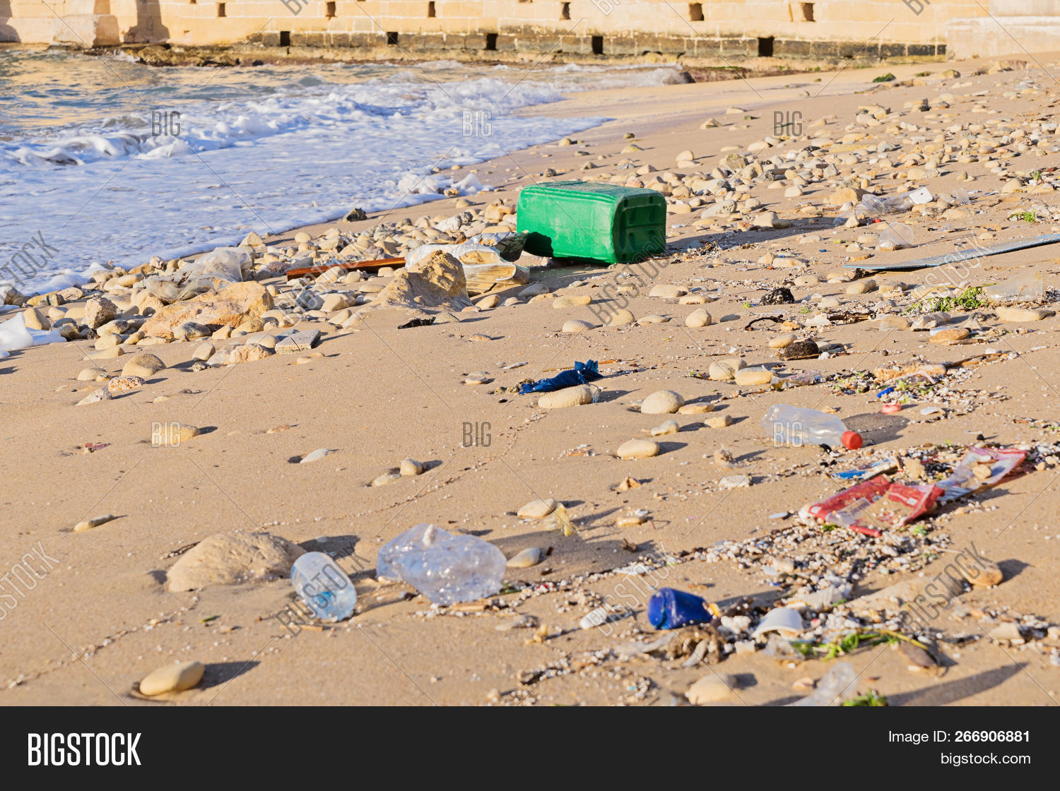 Plastic Waste On Beach Image & Photo (Free Trial) | Bigstock