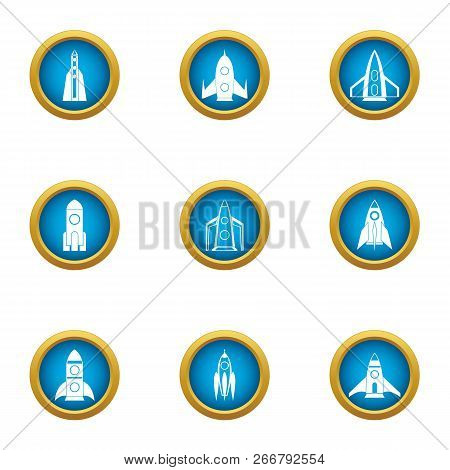 Blast Off Icons Set. Image & Photo (Free Trial) | Bigstock