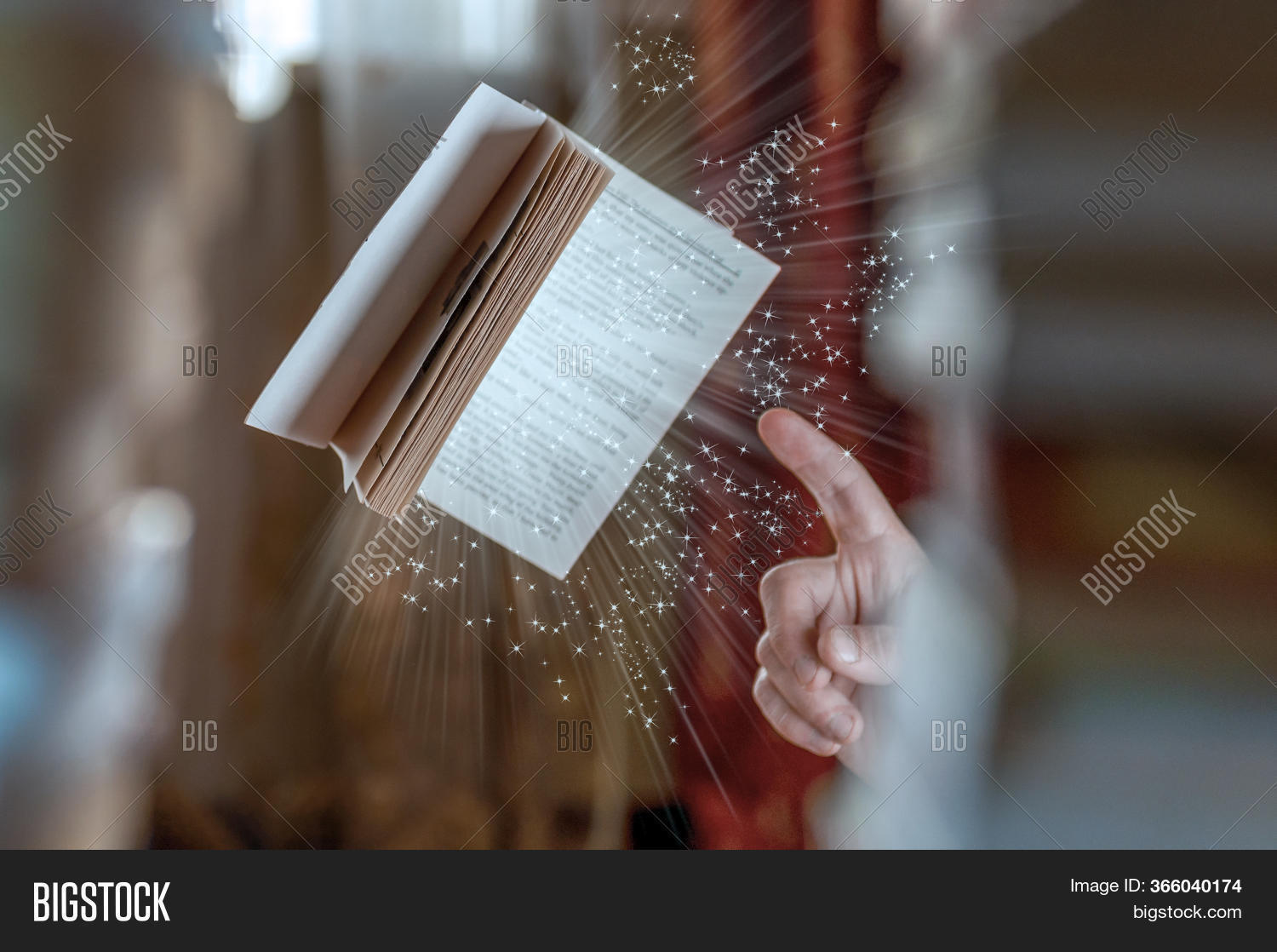 Magic Book Male Hand. Image & Photo (Free Trial) | Bigstock