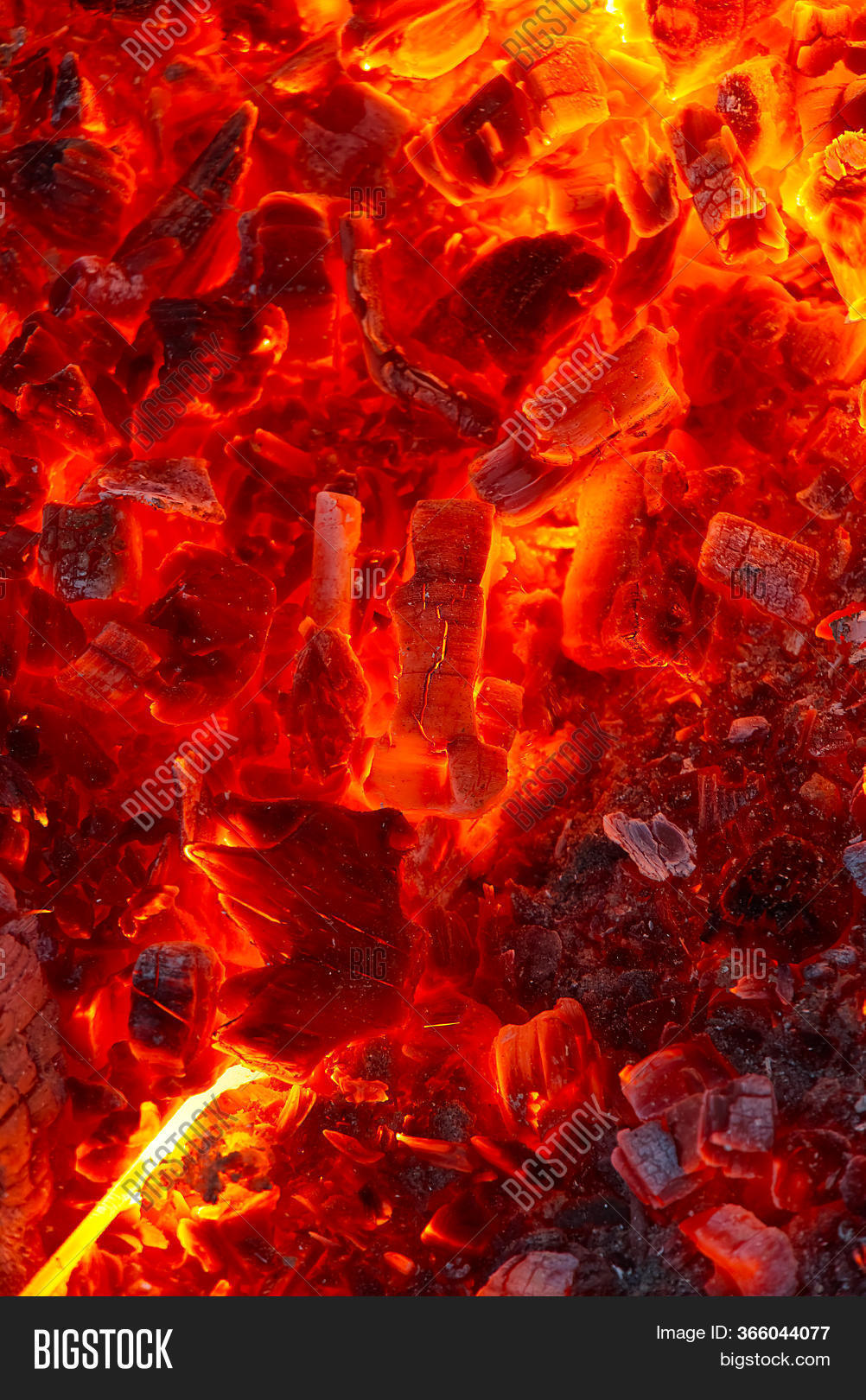 Red Hot Coals Blast Image & Photo (Free Trial) | Bigstock