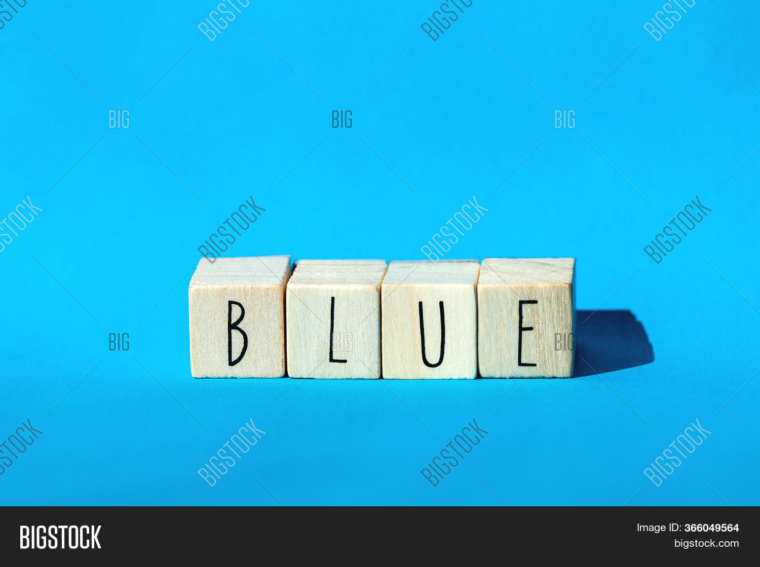 Wooden Cubes Word Blue Image & Photo (Free Trial) | Bigstock