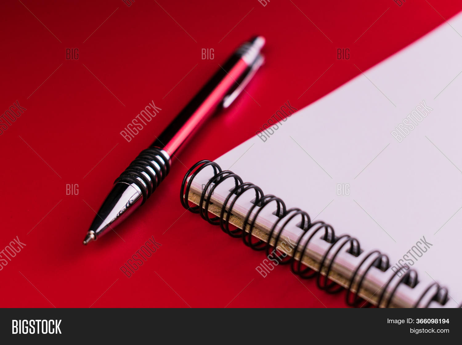 Notebook Red Pen On Image & Photo (Free Trial) | Bigstock