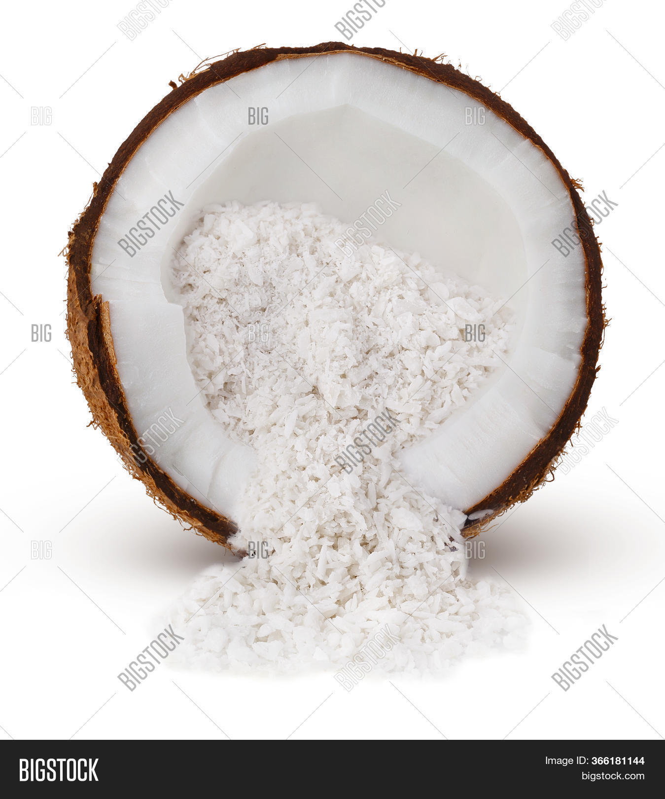 Cracked Coconut Fruit Image & Photo (Free Trial) | Bigstock
