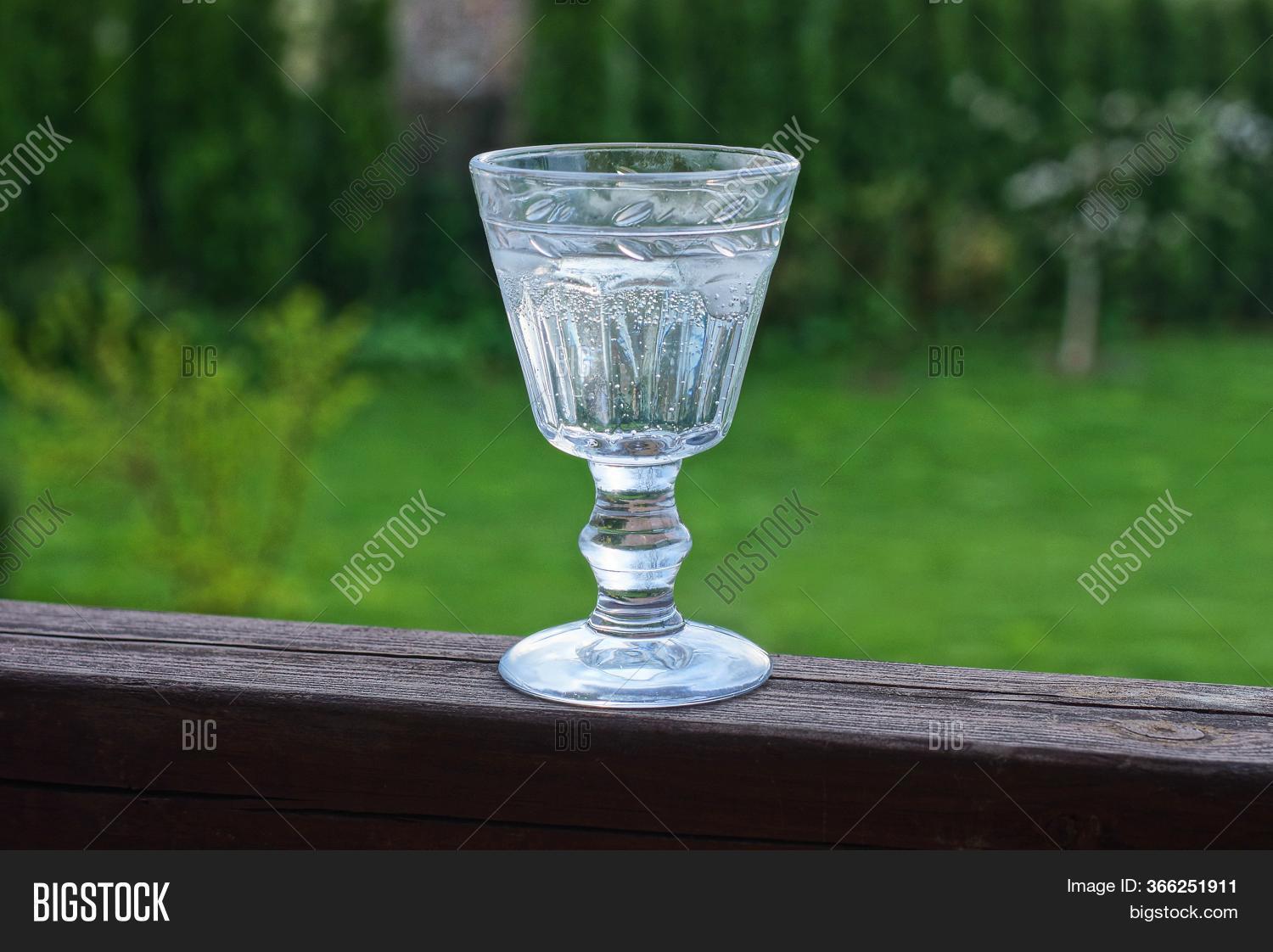 One White Glass Goblet Image & Photo (Free Trial) | Bigstock