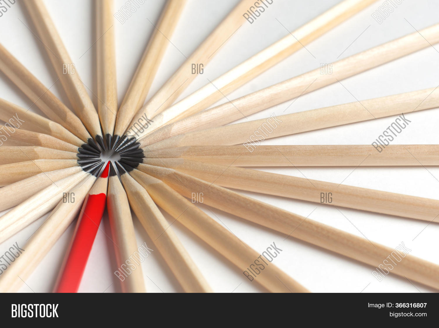 Top View Red Pencil Image & Photo (Free Trial) | Bigstock