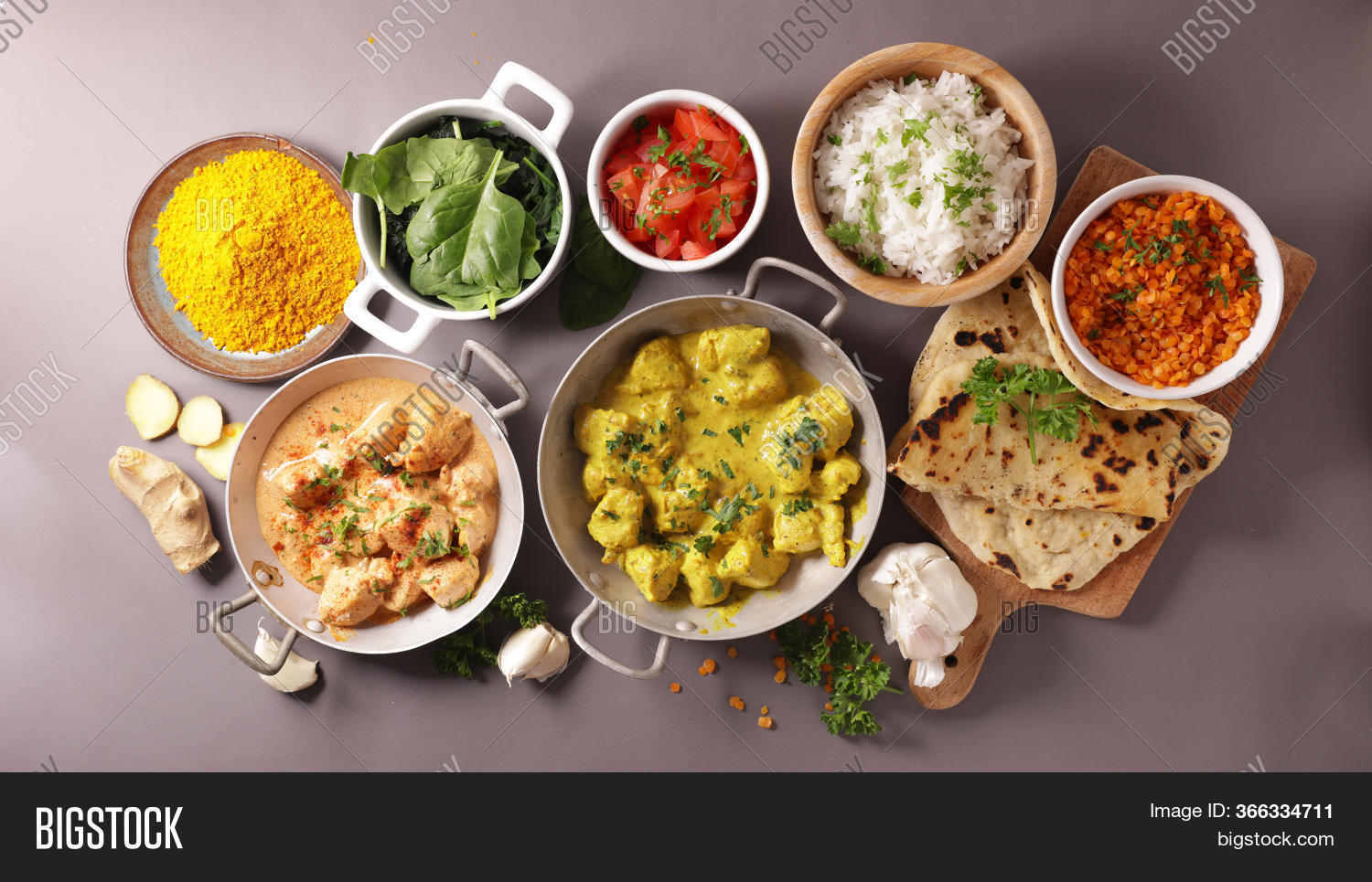 Indian Food Meal Bowl Image & Photo (Free Trial) | Bigstock