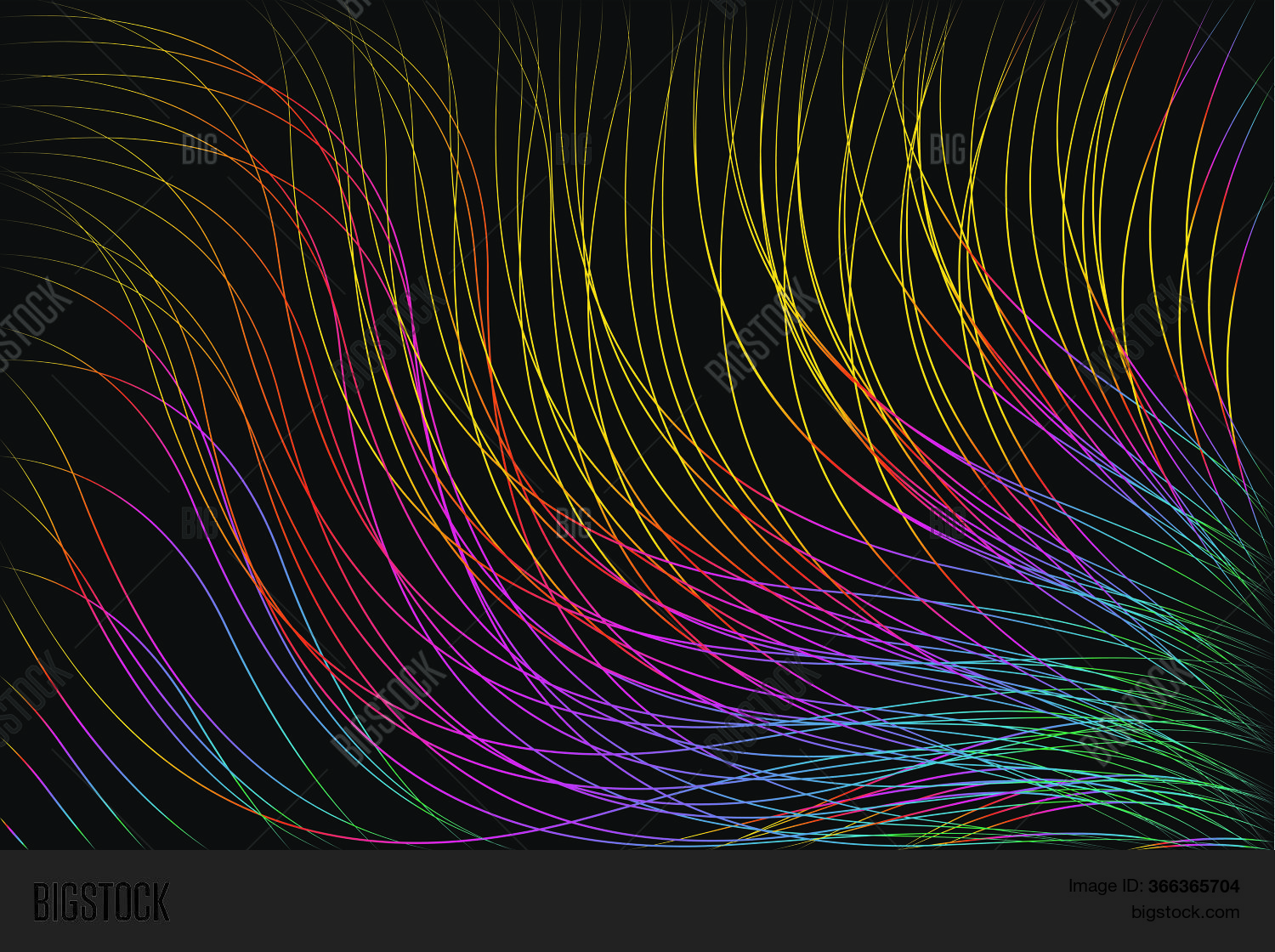 Wavy Lines. Colored Vector & Photo (Free Trial) | Bigstock