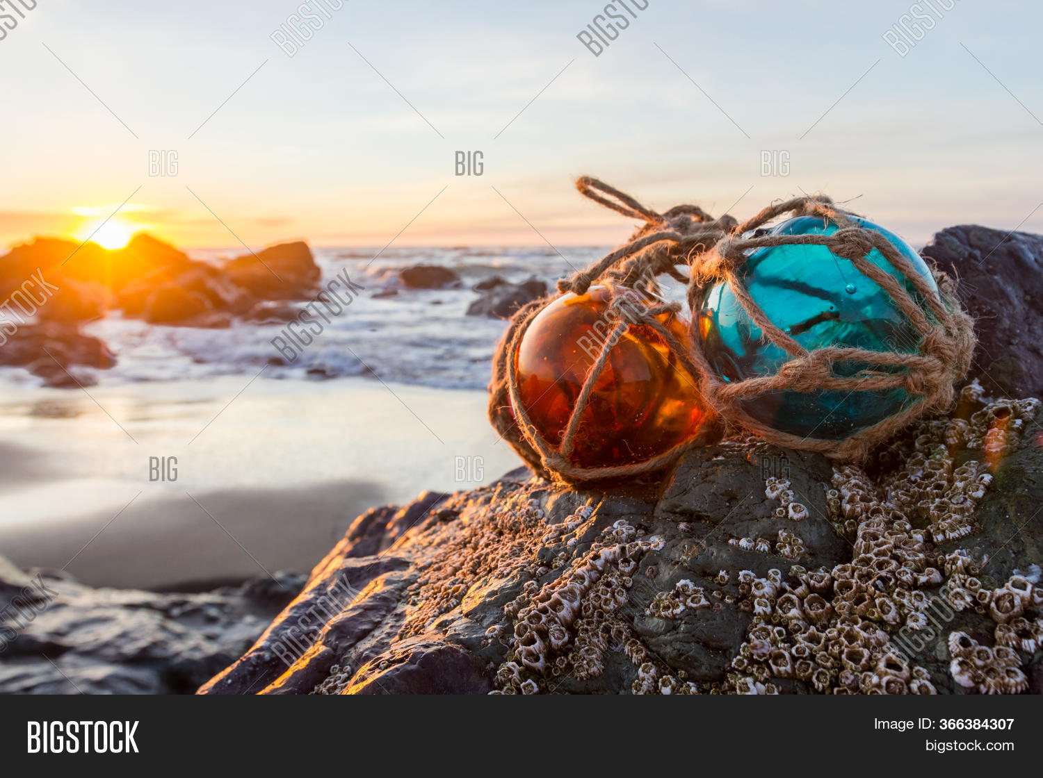 Glass Floats Beach Image & Photo (Free Trial) | Bigstock