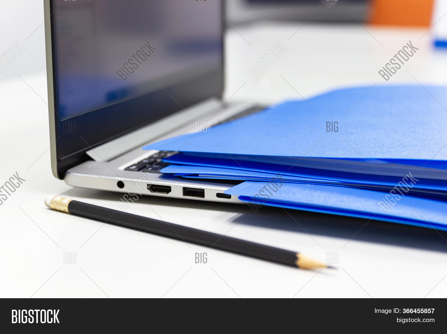 Close Blue File Folder Image & Photo (Free Trial) | Bigstock
