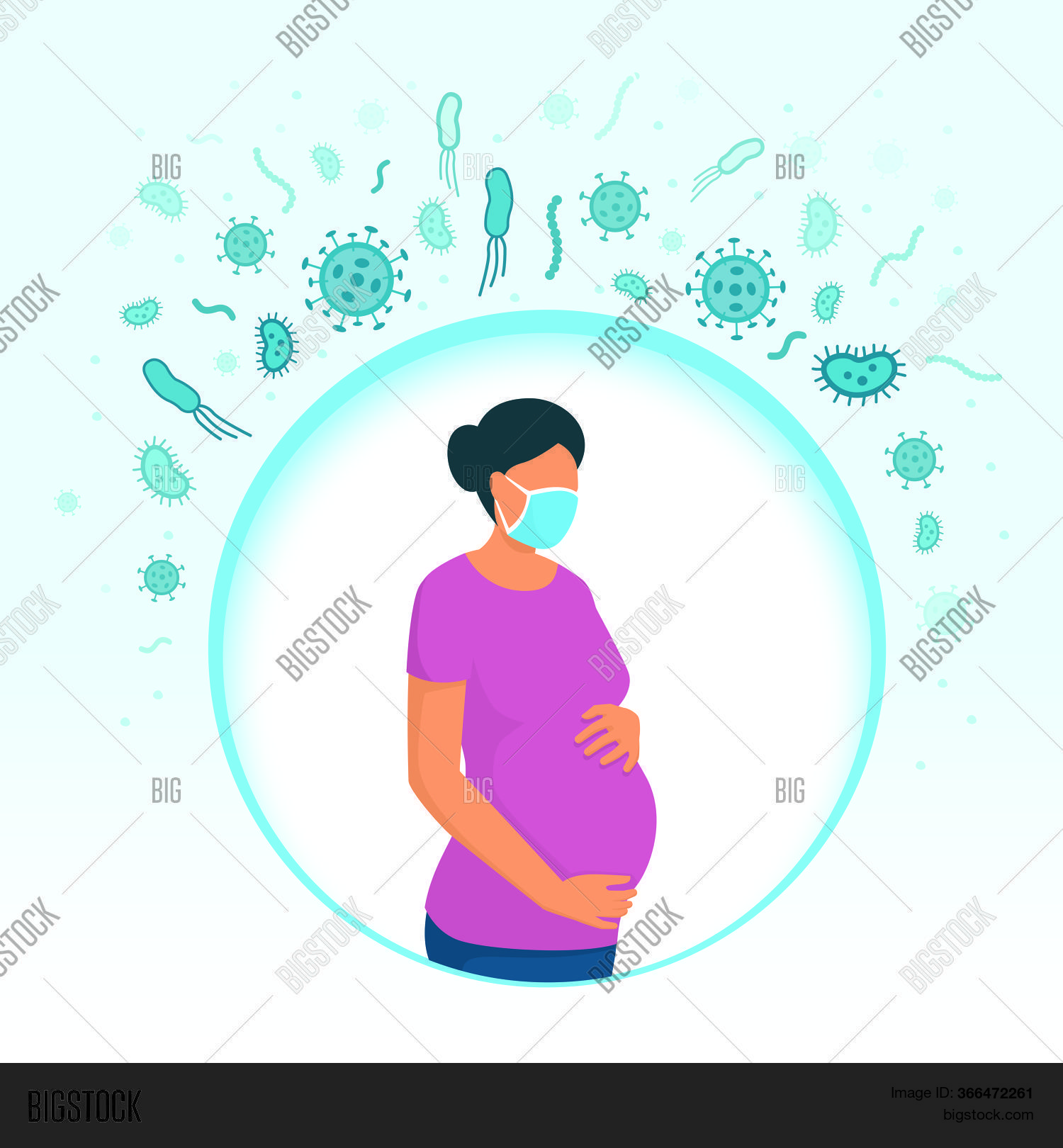 Pregnant Woman Vector & Photo (Free Trial) | Bigstock