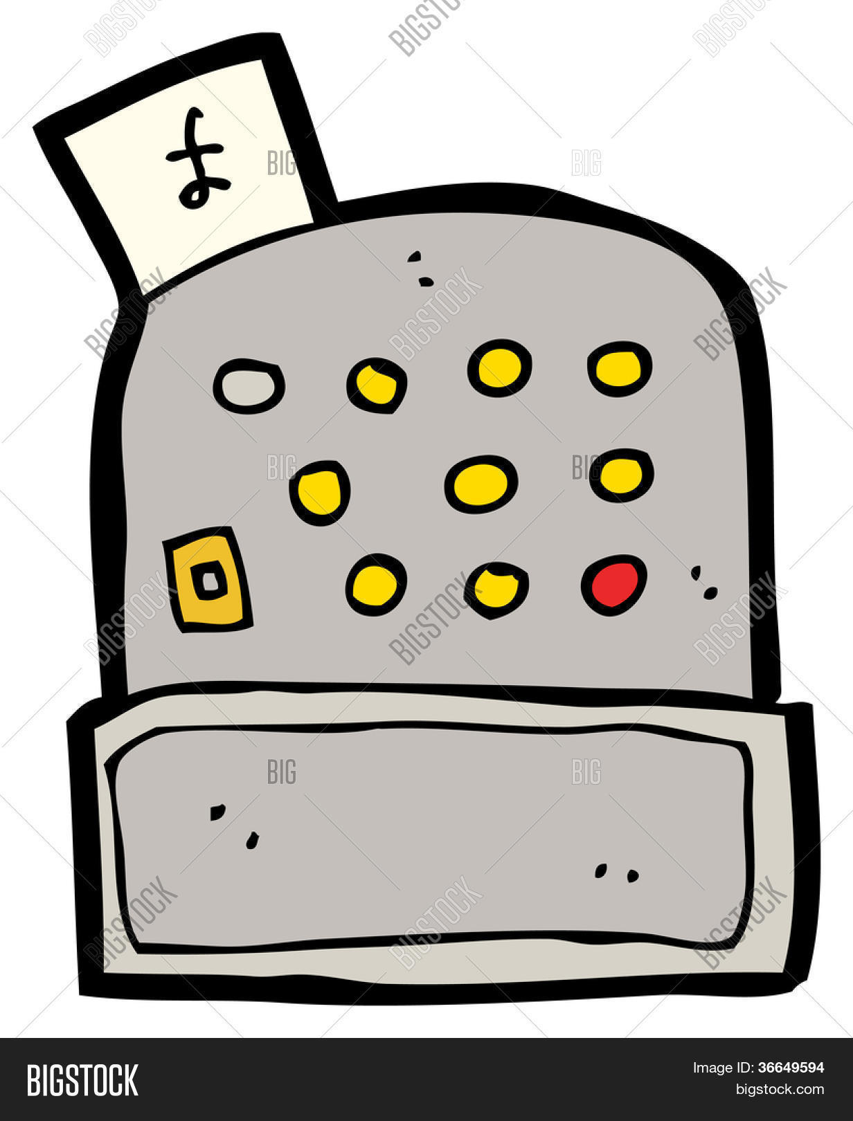 Cartoon Cash Register Image & Photo (Free Trial) | Bigstock