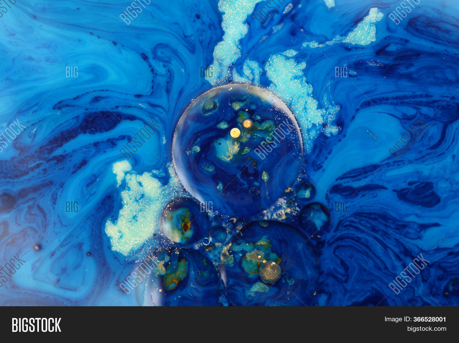 Abstract Blue Bubble Image & Photo (Free Trial) | Bigstock