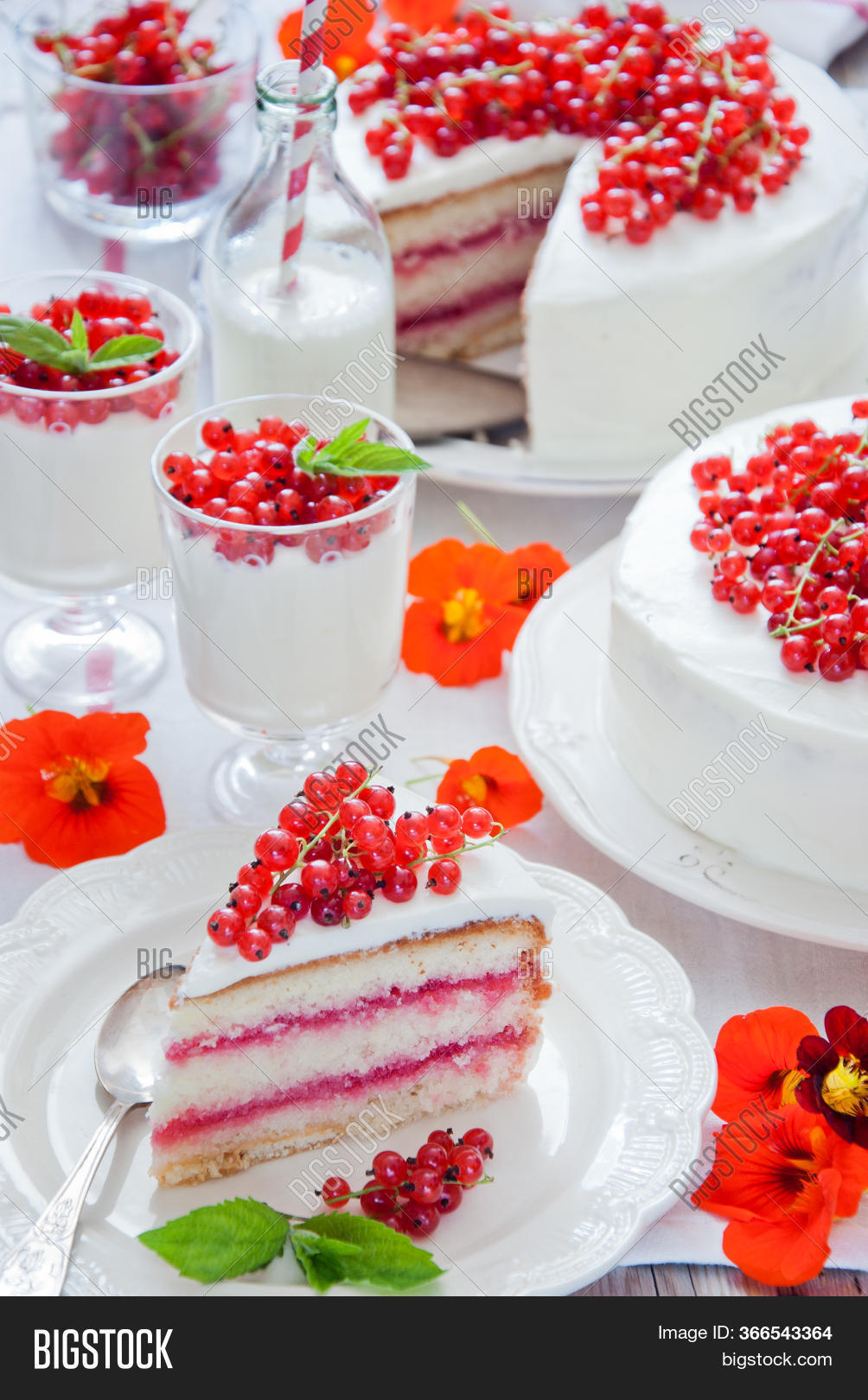 Cakes Red Currant Image & Photo (Free Trial) | Bigstock