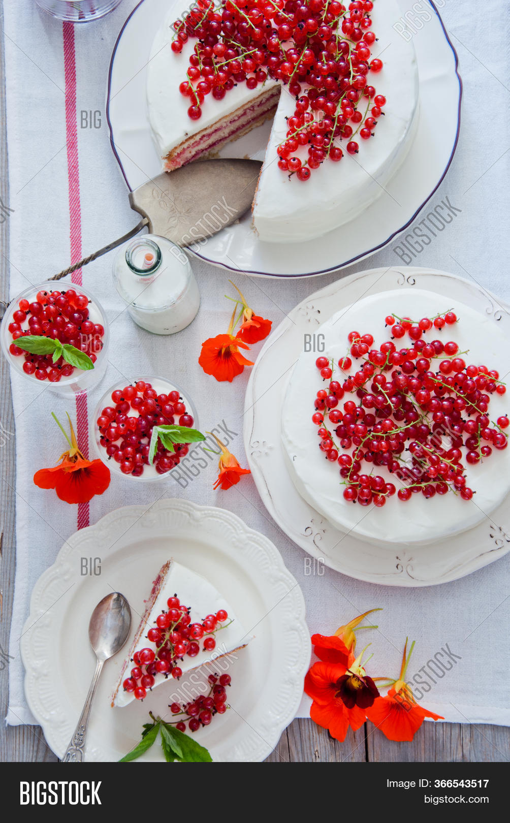 Cakes Red Currant Image & Photo (Free Trial) | Bigstock