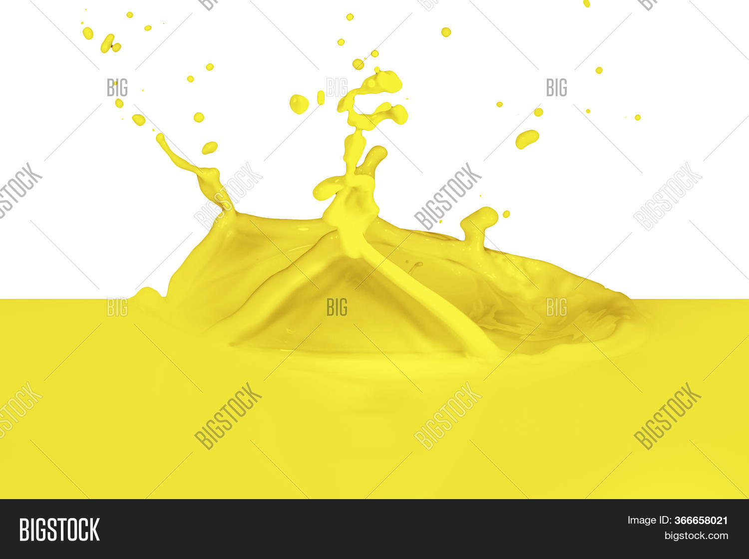 Yellow Paint Splashing Image & Photo (Free Trial) | Bigstock