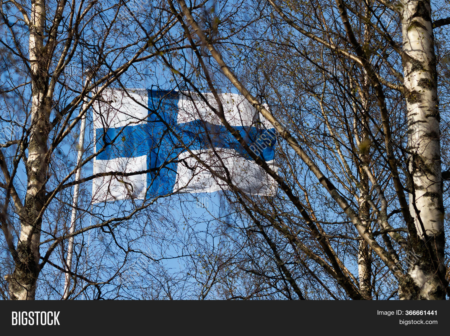 Finnish National Flag Image & Photo (Free Trial) | Bigstock