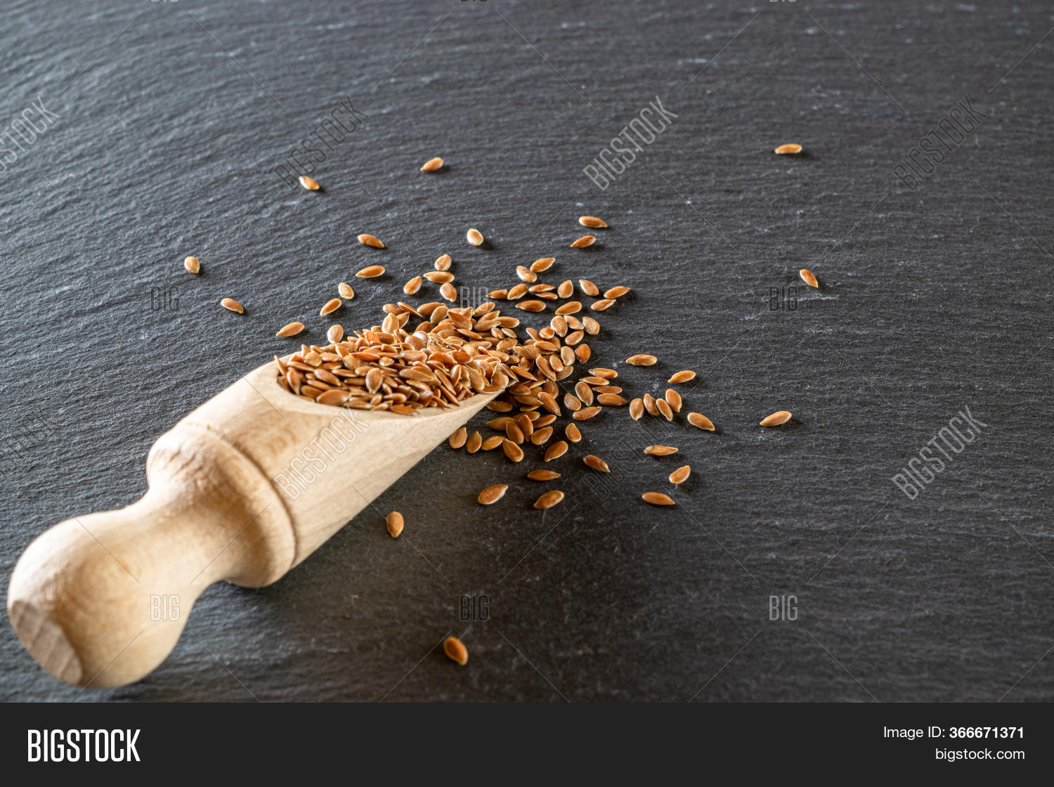 Flaxseed Isolated On Image & Photo (Free Trial) | Bigstock
