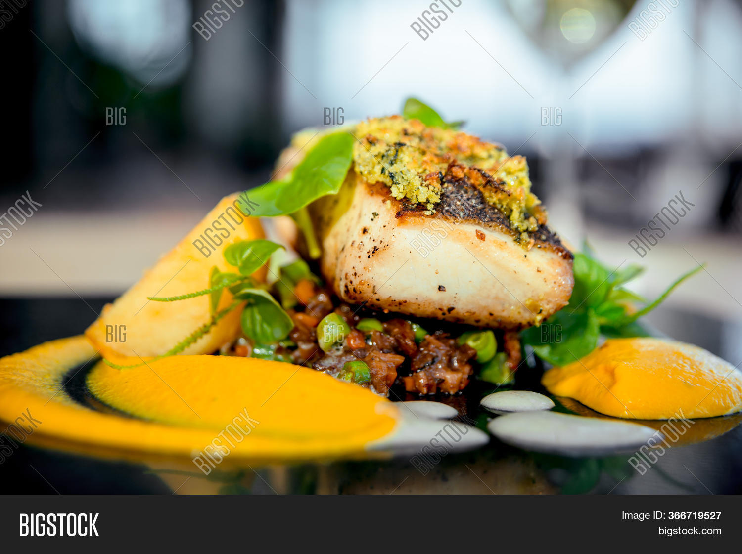 Fried Fish Salad On Image & Photo (Free Trial) | Bigstock