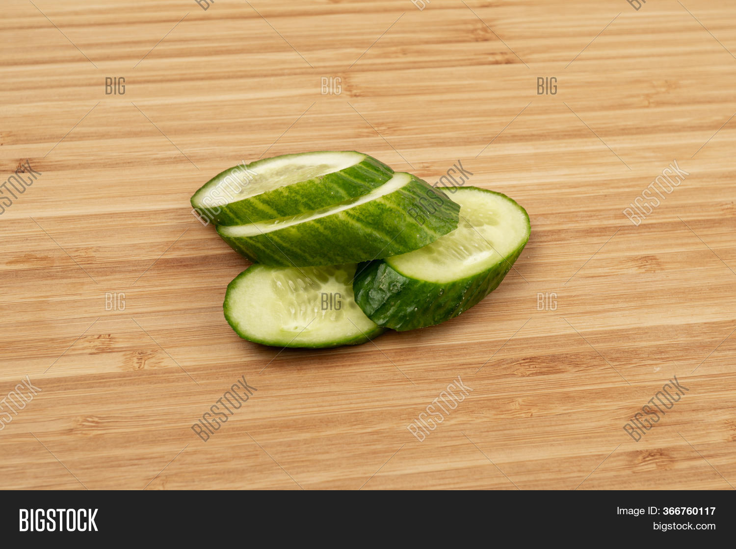 Cucumber On Wooden Image & Photo (Free Trial) | Bigstock