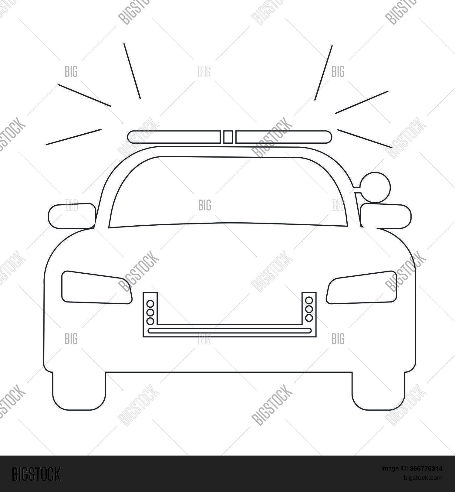 Police Cop Car Siren Vector & Photo (Free Trial) | Bigstock