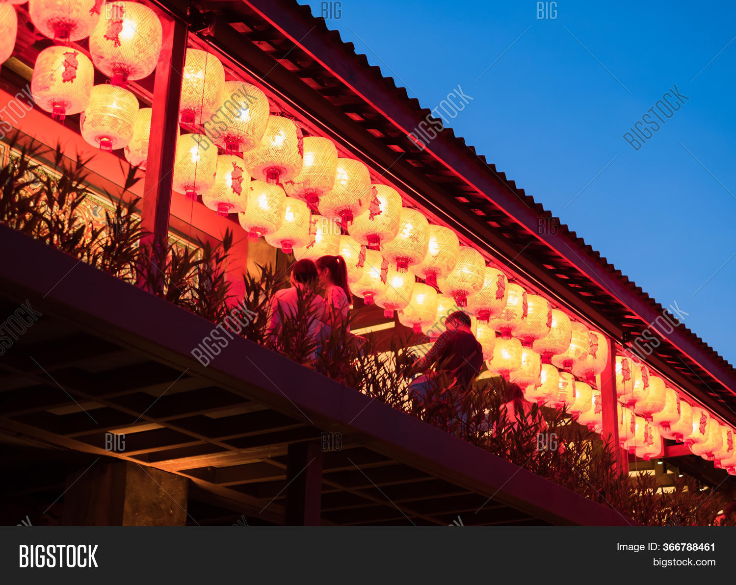 Chinese Lamps Red. Image & Photo (Free Trial) | Bigstock