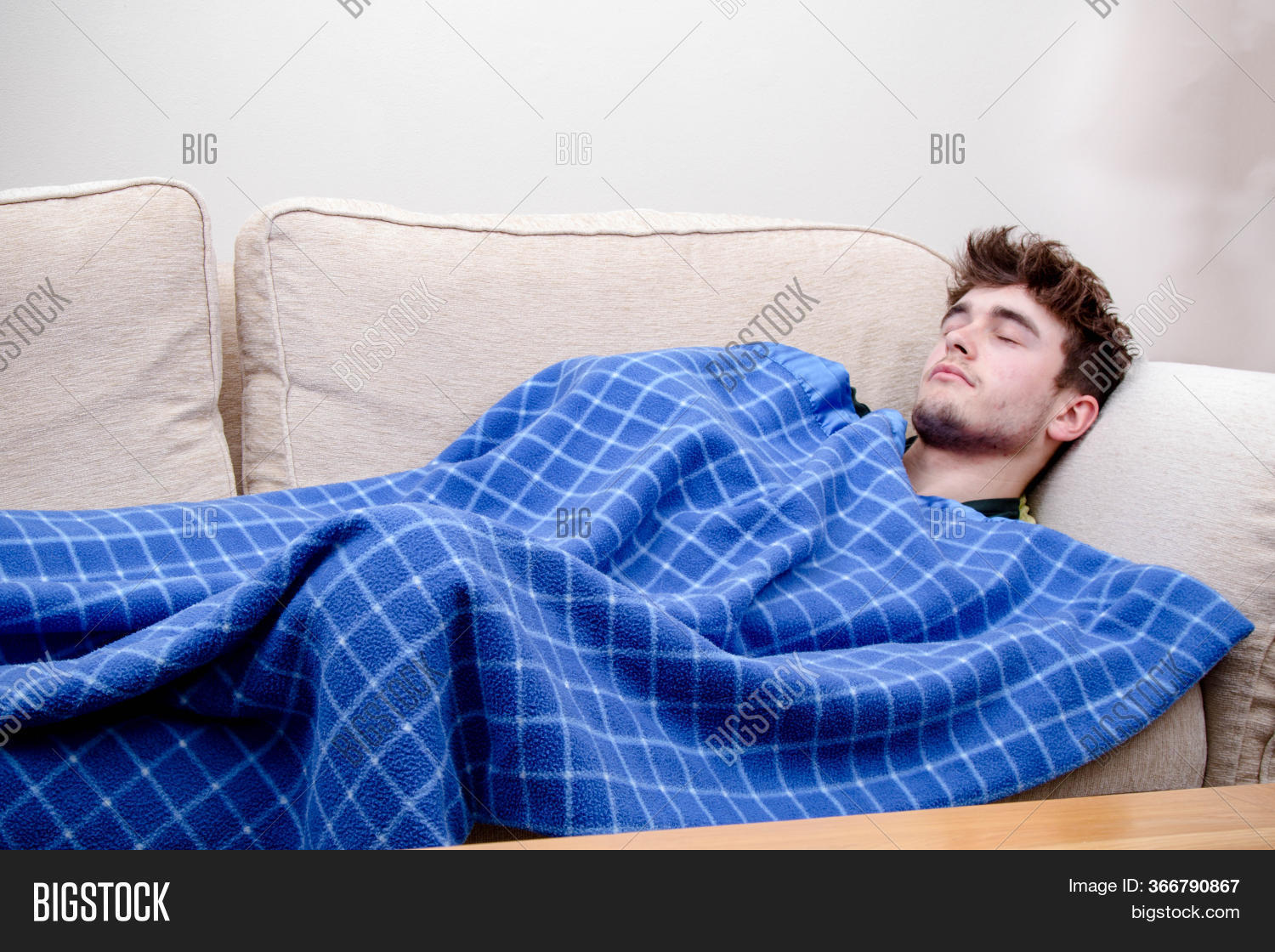 Young Adult Man Asleep Image & Photo (Free Trial) | Bigstock