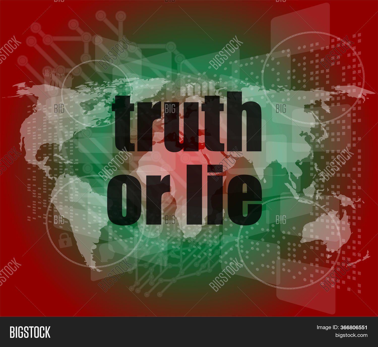 Truth Lie Text On Image & Photo (Free Trial) | Bigstock