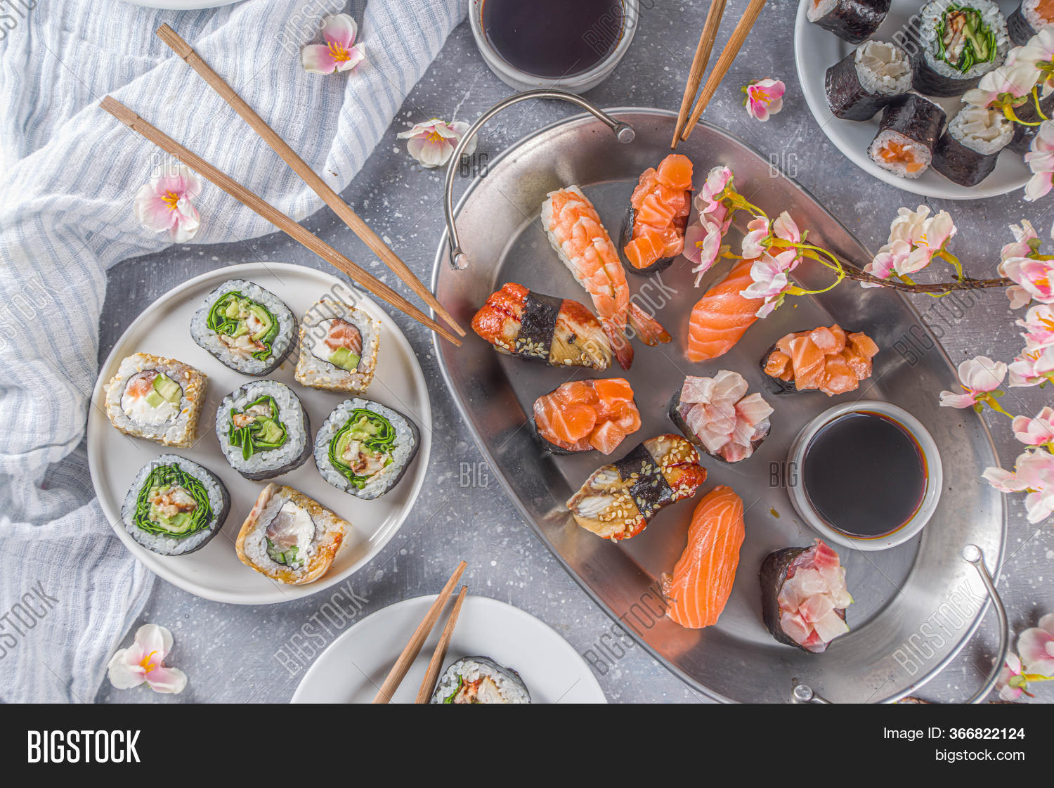 Big Sushi Set Image & Photo (Free Trial) | Bigstock