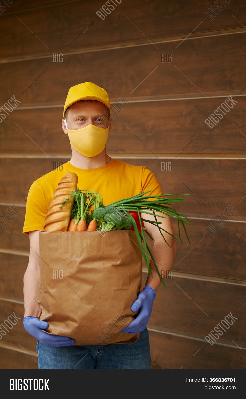 Grocery Delivery Man Image & Photo (Free Trial) | Bigstock