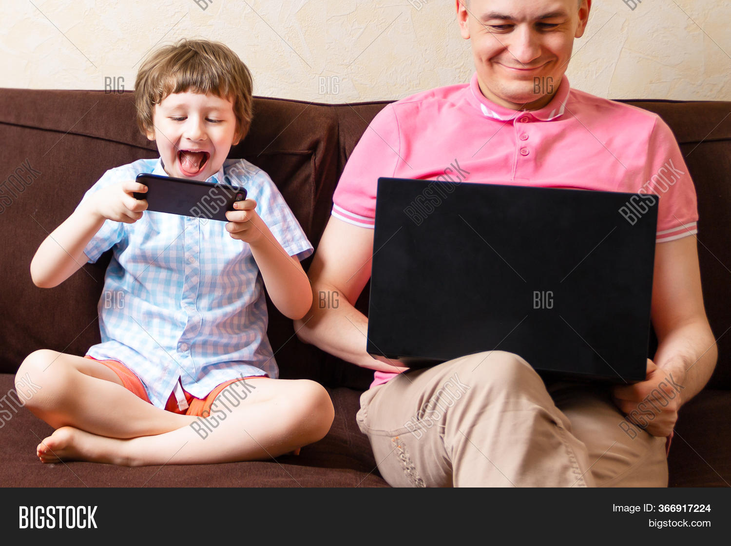 Happy Young Father Sit Image & Photo (Free Trial) | Bigstock