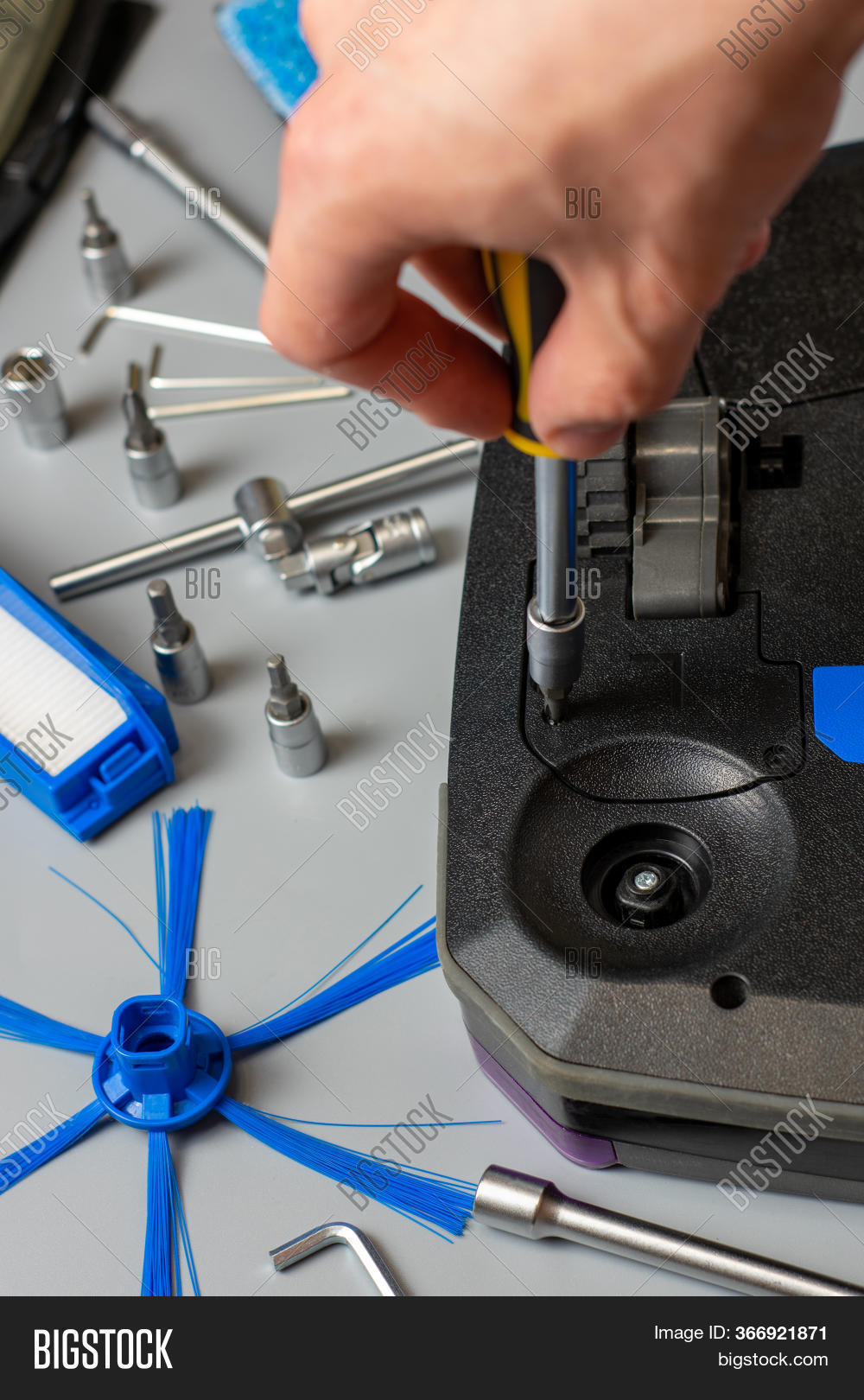 Man Fixing Robot Image & Photo (Free Trial) | Bigstock