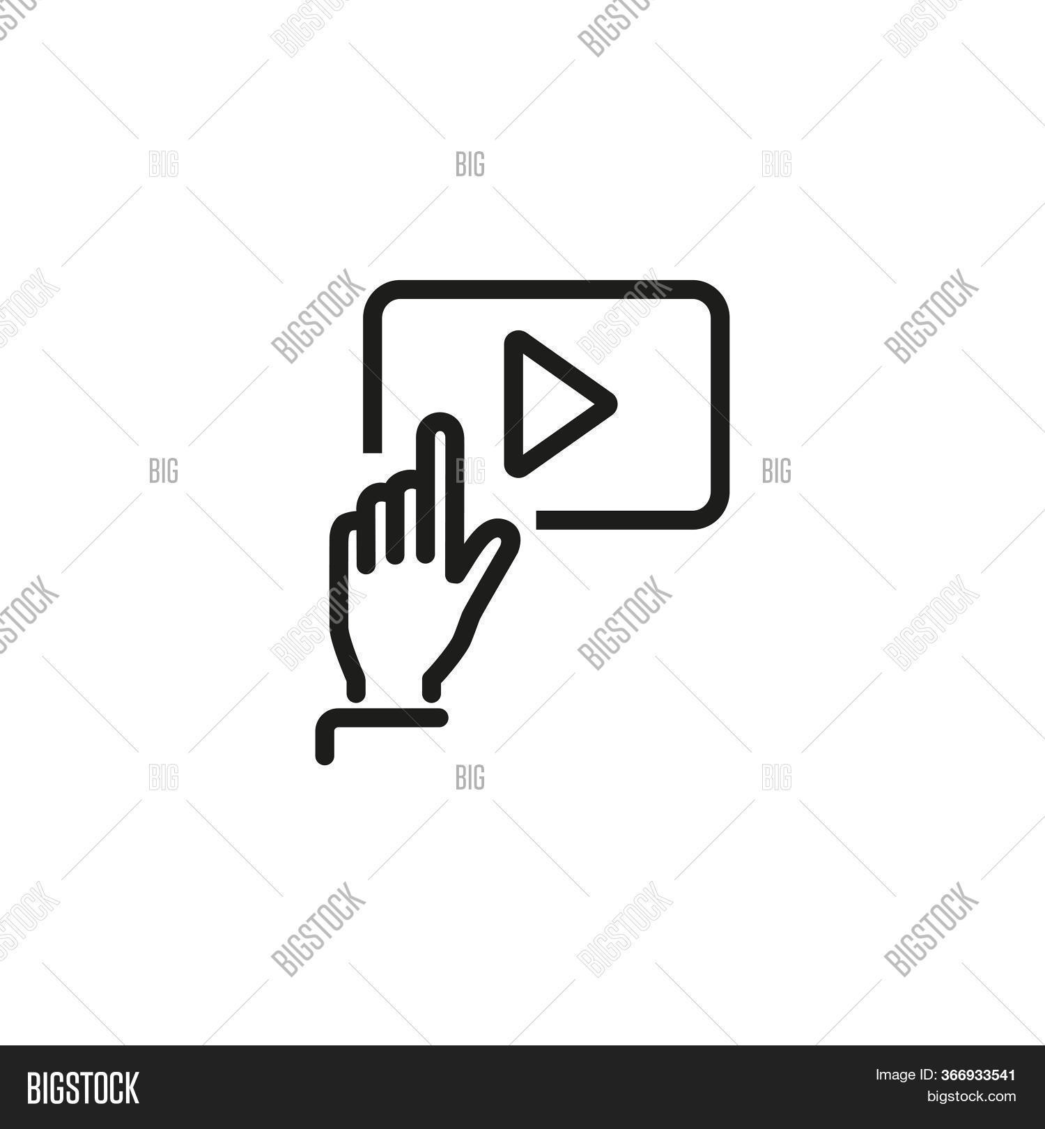 Human Hand On Play Image & Photo (Free Trial) | Bigstock