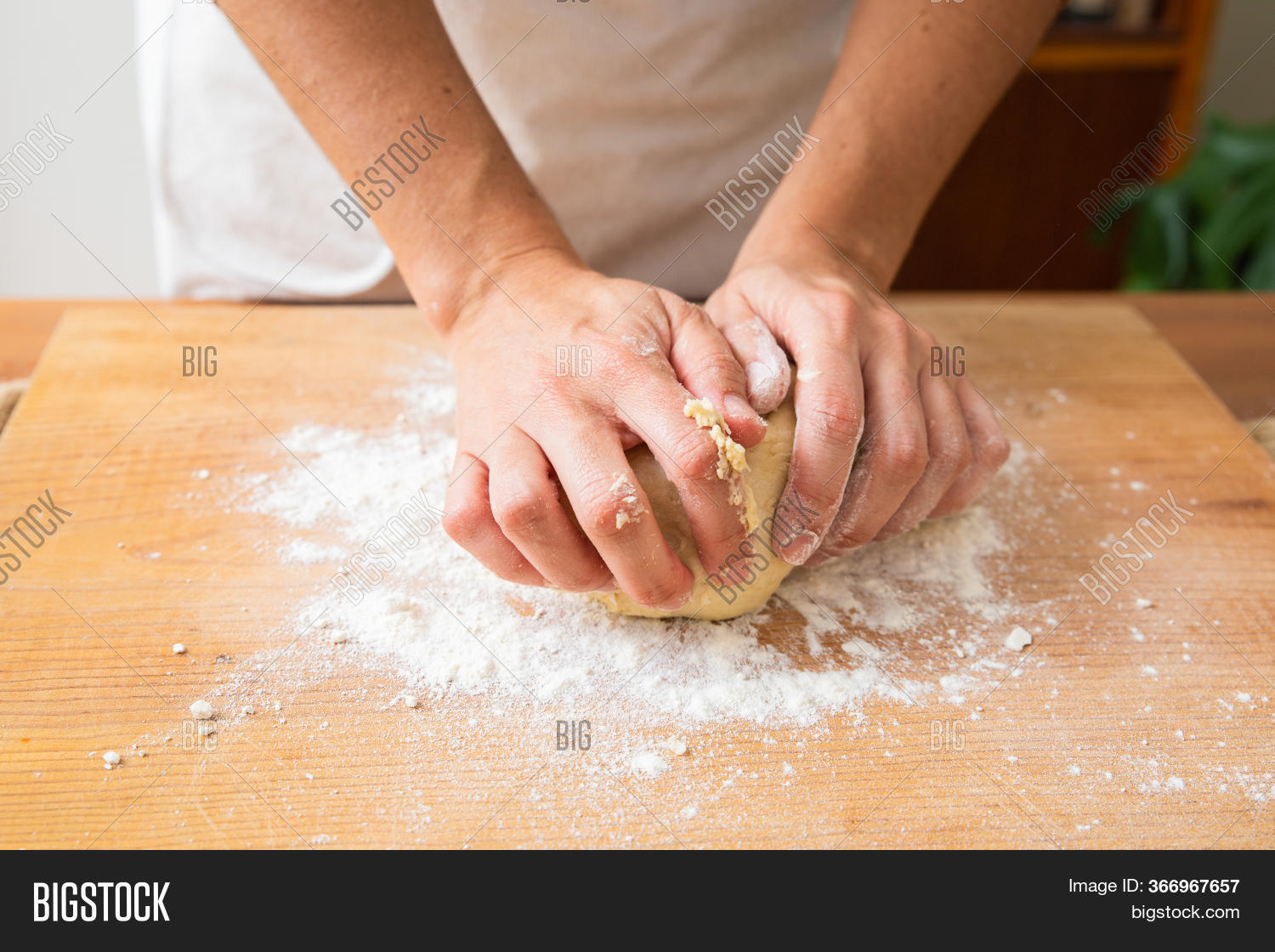 Hands Baker Kneading Image & Photo (Free Trial) | Bigstock
