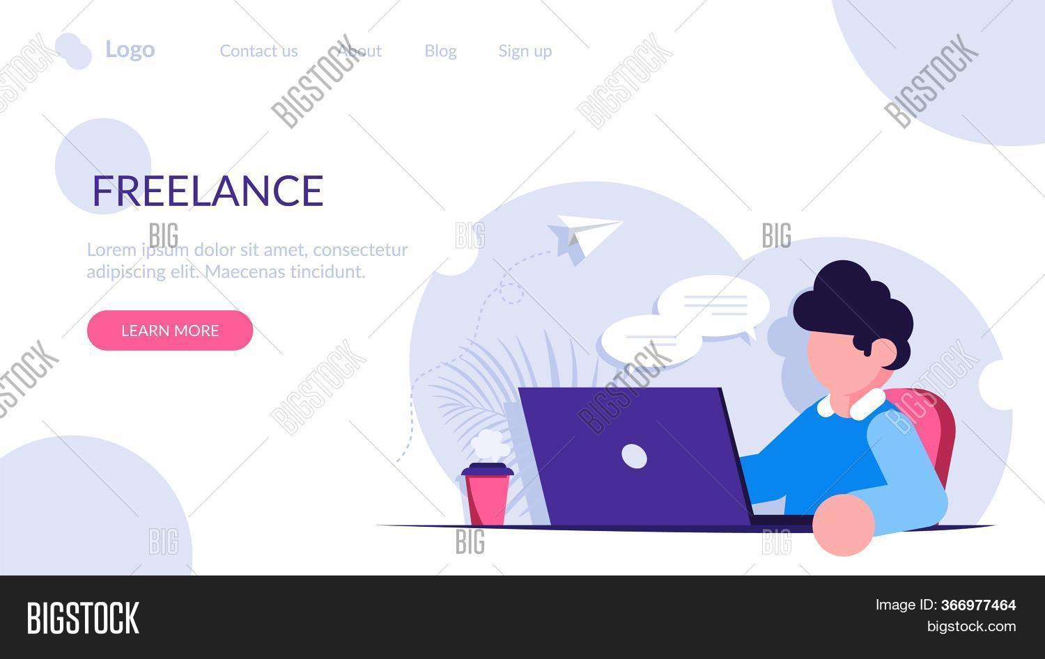 Freelancer Office Image & Photo (Free Trial) | Bigstock