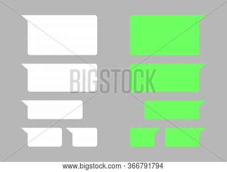 Chat Text Box. Empty Vector & Photo (Free Trial) | Bigstock
